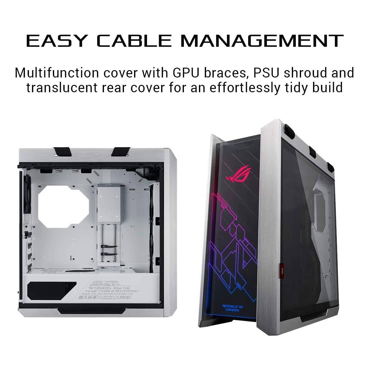 Asus Rog Strix Helios Gx601 White Edition Gaming Casing Berdaya