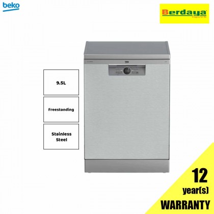Beko 9.5L BDFN26520QX 15 Place Freestanding Dishwasher | Berdaya