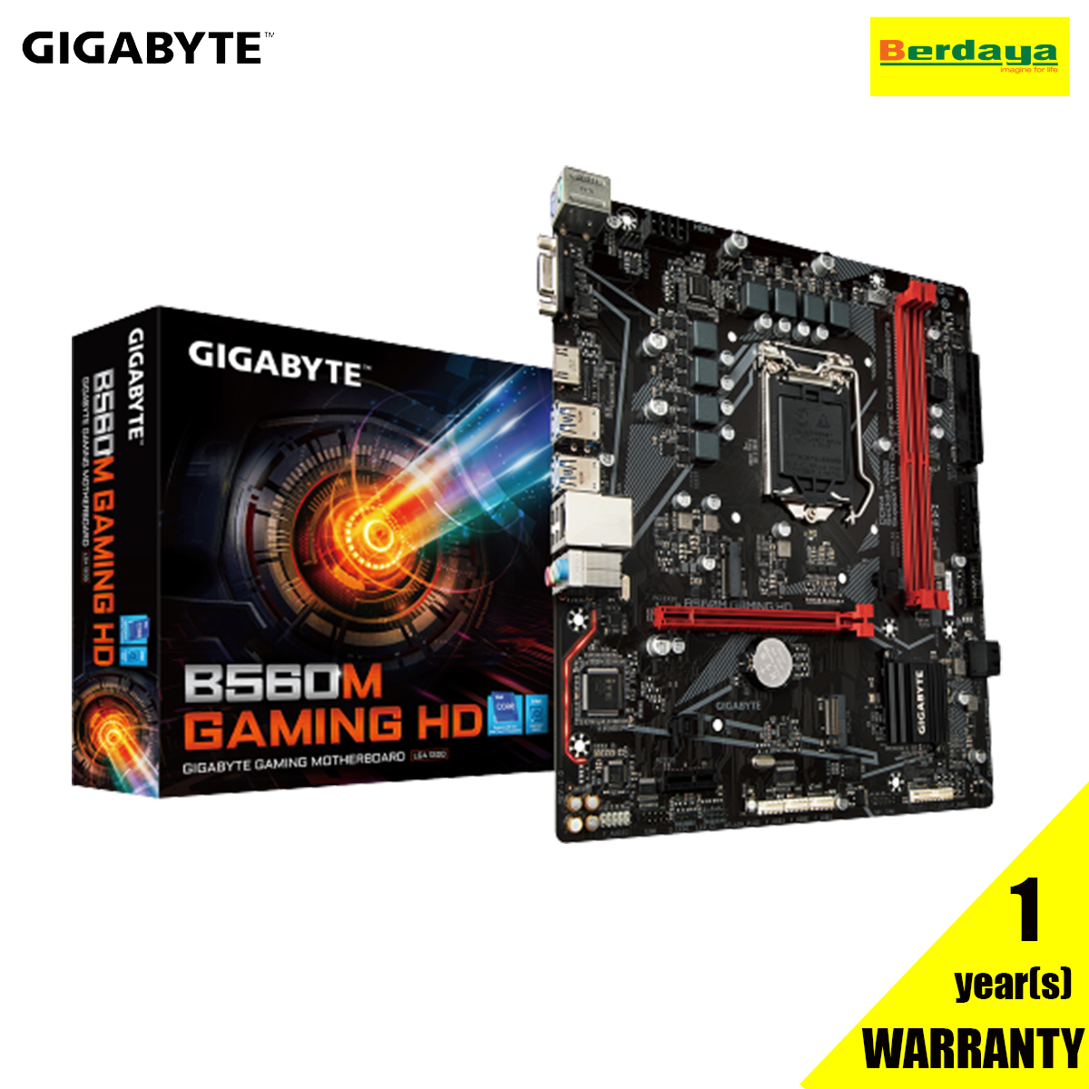 GIGABYTE B560M GAMING HD MOTHERBOARD | Berdaya