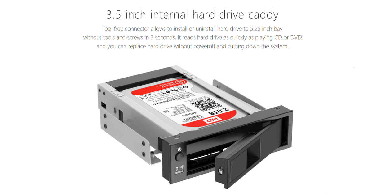 ORICO 1106SS 3.5" INTERNAL HDD MOBILE RACK | Berdaya