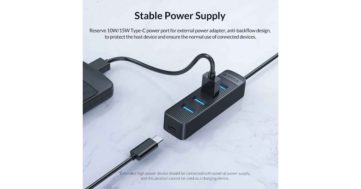 Orico Twu3 4a Ep 4 Port Usb 3 0 Hub Berdaya