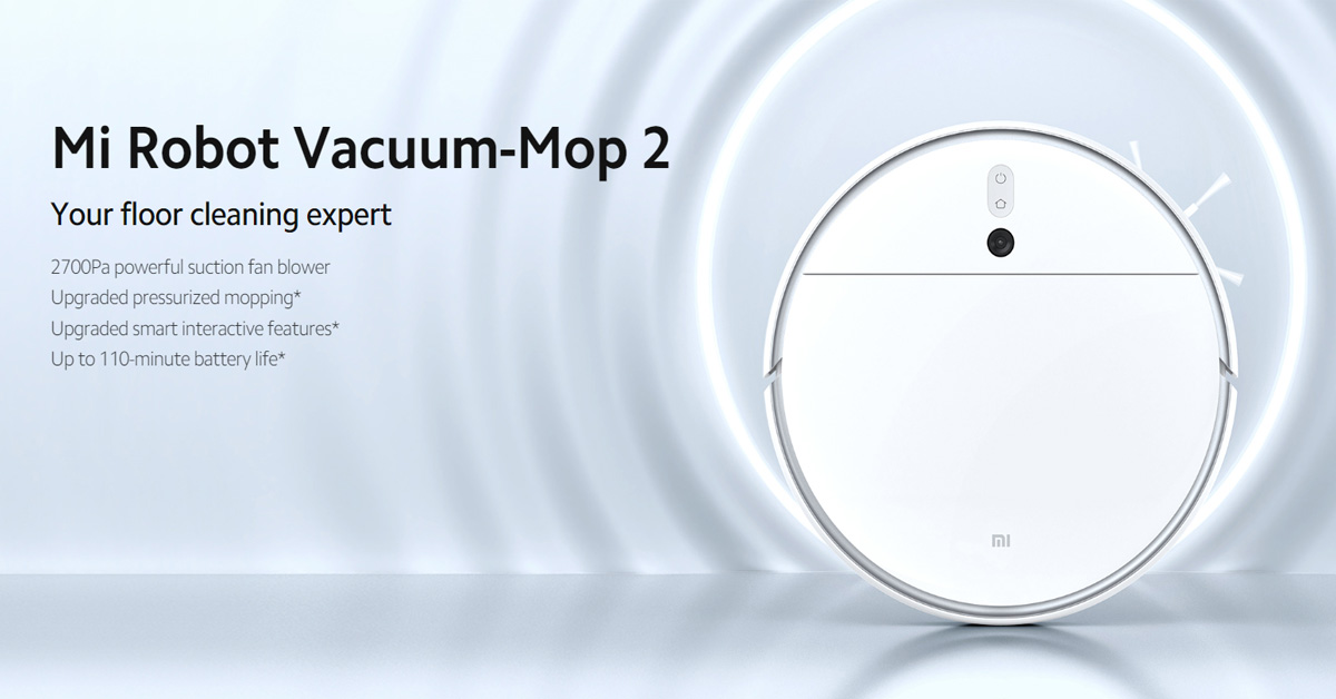 Xiaomi Mi STYTJ03ZHM Robot Vacuum Cleaner - Mop 2 | Berdaya