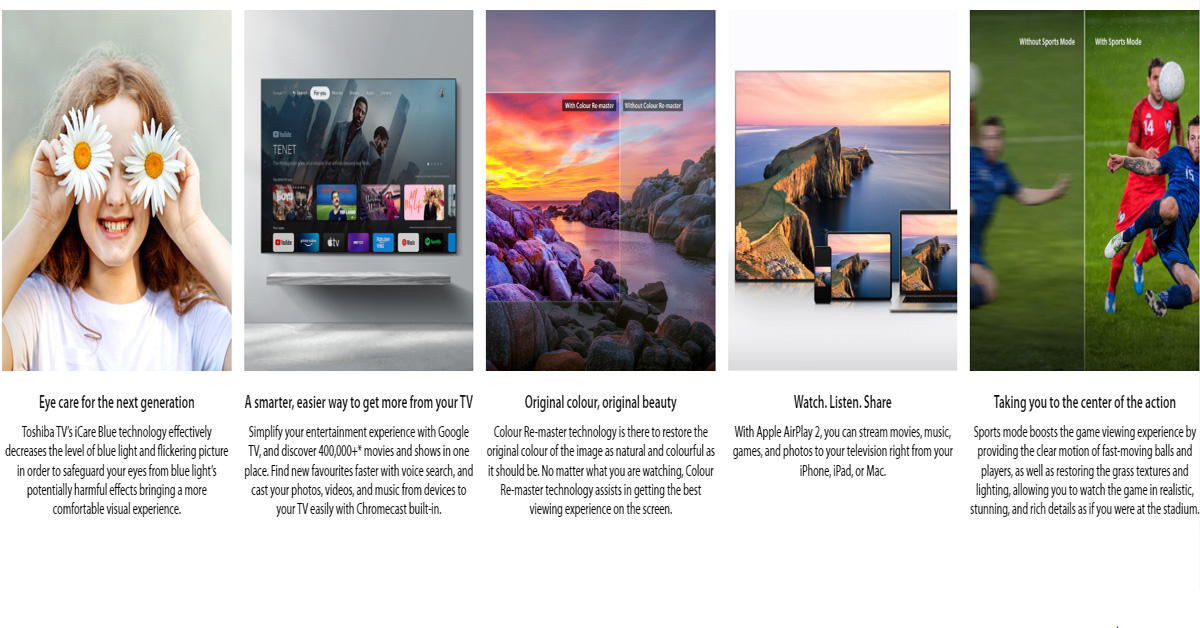 Toshiba 50" 50C350LP C350LP Series 4K UHD Google TV | Berdaya