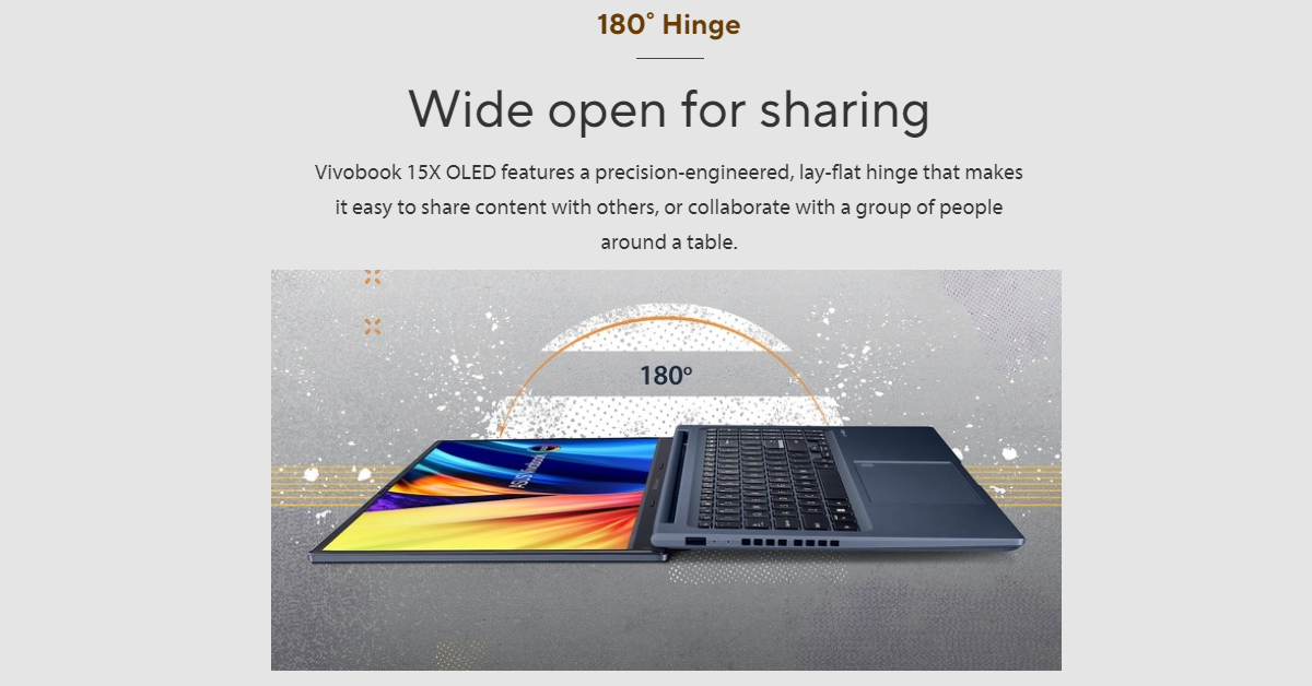 ASUS VIVOBOOK 15X OLED M1503Q-AMA161WS | RYZEN 5 5600H | 8GB | 512GB ...